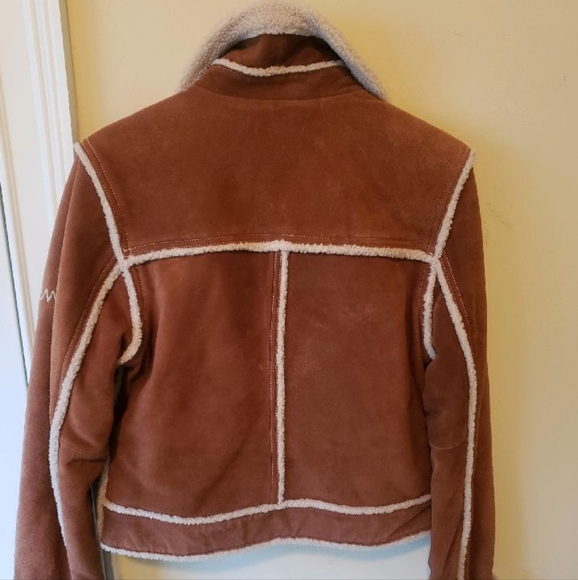Emu | Jackets & Coats | Nwot Emu Genuine Suede Leather Sheepskin Fleece ...